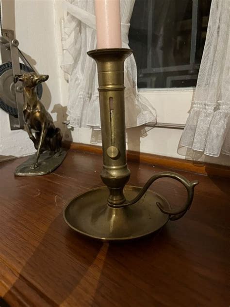 Antiker Biedermeier Kerzenständer m Teller Bronze Kaufen auf Ricardo