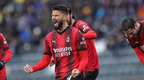 Serie A Empoli Milan 0 3 I Rossoneri Tornano A Vincere In Trasferta