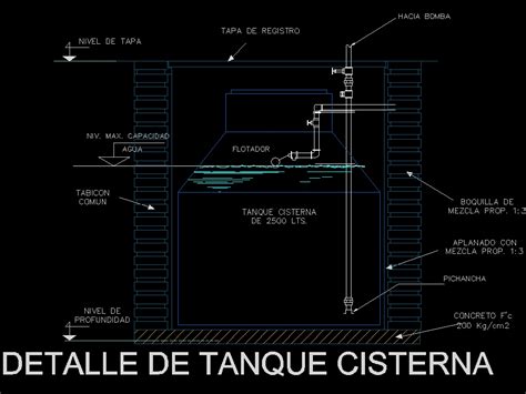 Tanque Cisterna En AutoCAD Descargar CAD 43 34 KB Bibliocad