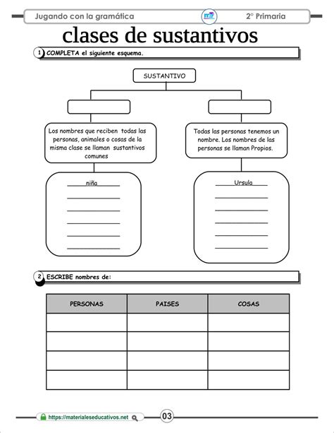 Cuaderno Ejercicios de Gramática Español 2 Primaria Materiales