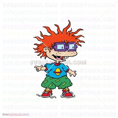 Chuckie Finster Rugrats Svg Dxf Eps Pdf Png