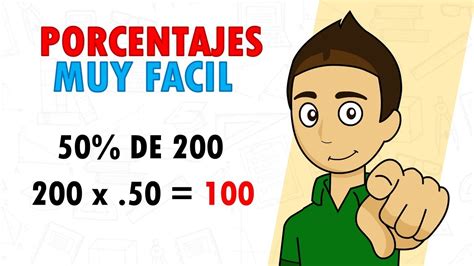 COMO CALCULAR UN PORCENTAJE Super fácil Para principiantes YouTube