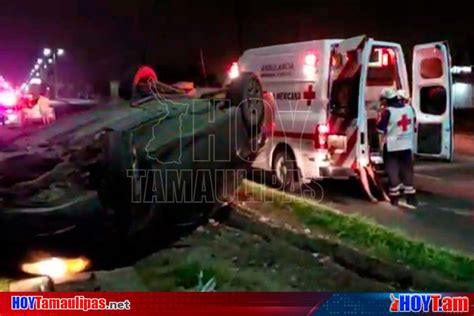Hoy Tamaulipas Vuelca Conductora En Presunto Estado De Ebriedad En