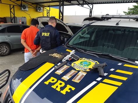 PRF APREENDE ARMAS E MUNIÇÃO SOBRAL 24 HORAS