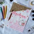 40 Portadas de Álgebra diseños bonitos fáciles carátulas dibujos