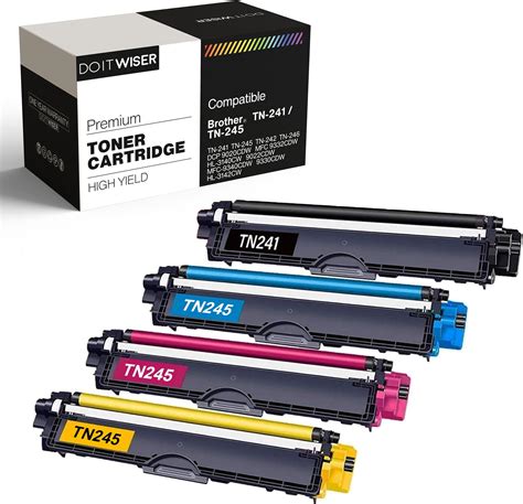Do it wiser TN241 TN245 Toner Kompatibel für Brother DCP 9022CDW TN242