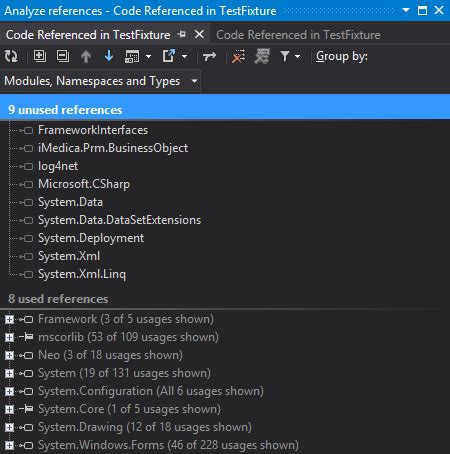 Removing All Unused References From A Project In Visual Studio Projects