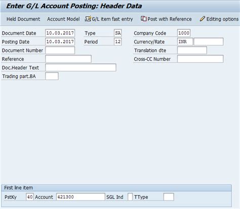 How To Create A Journal Entry In SAP FI By Using Tcode F 02