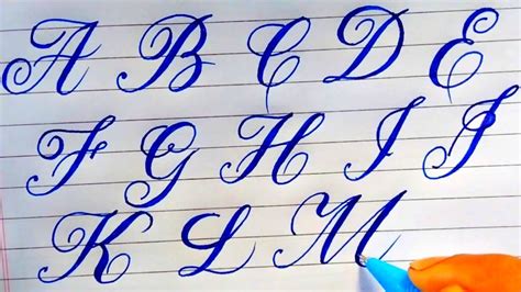 Beginner Level Copperplate Calligraphy Alphabet Worksheet 58 OFF
