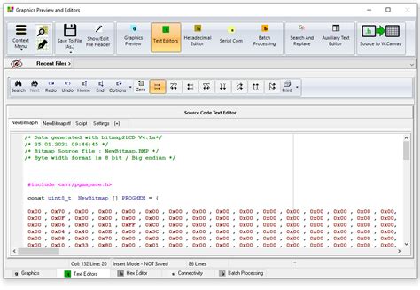 GLCD Bitmap2LCD Software Tool Blog About GLCD Displays And Programming