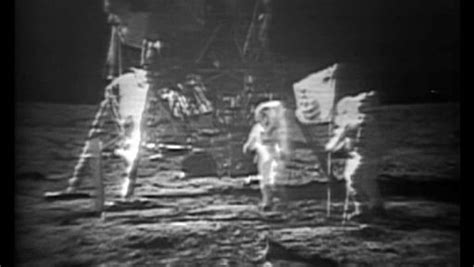 Les vidéos des premiers pas sur la Lune de la mission Apollo 11