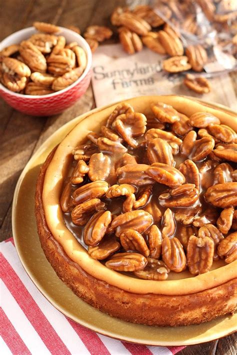 Easy Caramel Pecan Cheesecake Southern Bite