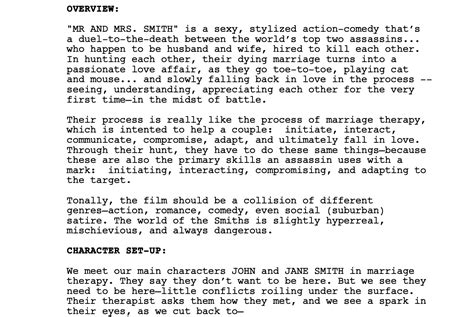 Screenplay Treatment Template