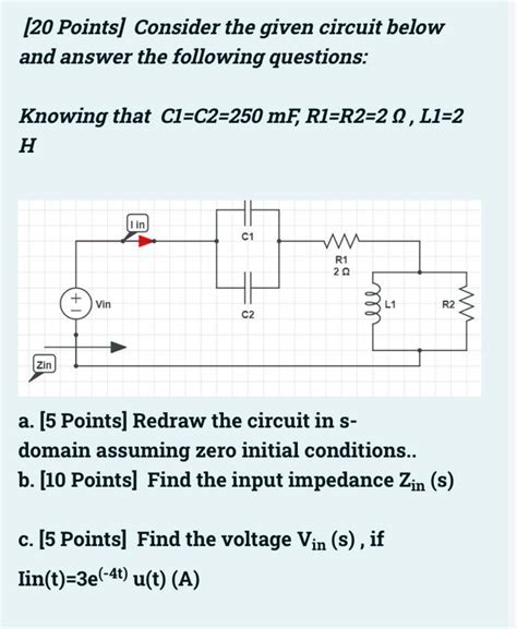 Solved I Need Solve This Question Of Linear Circuit Points