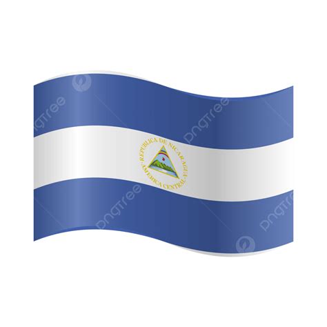 Vector Realistic Illustration Of Nicaragua Flag Nicaragua Flag