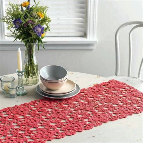 Caminho de mesa de crochê 35 peças para te inspirar e modelos passo a