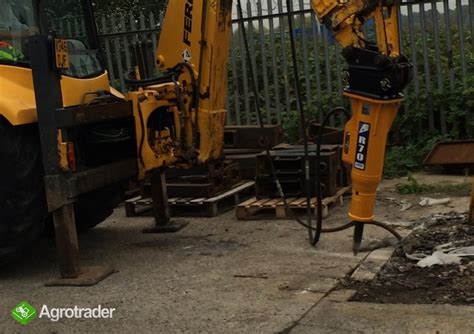 Młot hydrauliczny do koparko ładowarki JCB 3CX CAT 428 CASE 580