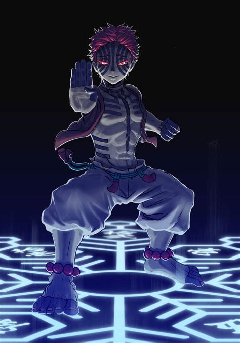 Ladda Ner Demon Slayer Akaza 948 X 1357 Wallpaper Wallpapers