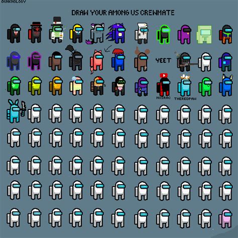Among Us Pixel Sprite