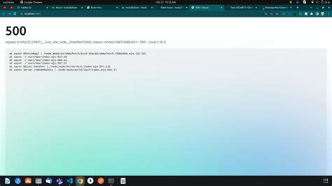 [nuxt] [request error] [unhandled] [500] npm run dev · issue 15225 · nuxt nuxt · github