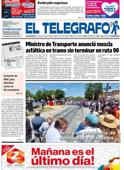 Edición 03 12 21 Diario El Telégrafo