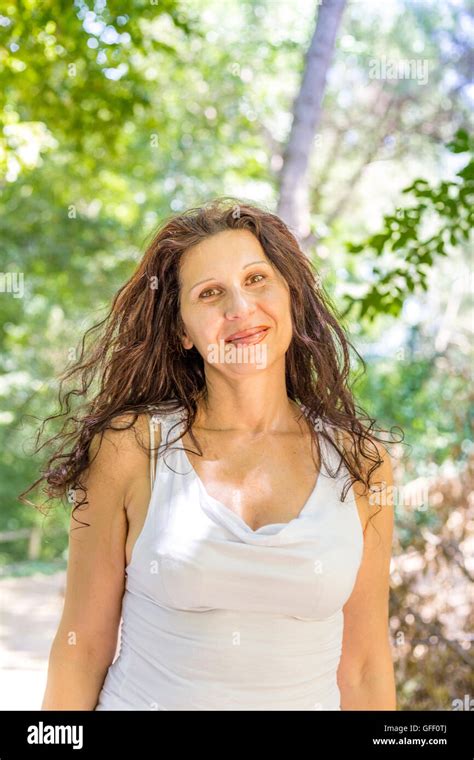 Photo De Stock Curvy Classy Mature Woman Put Index 450434770