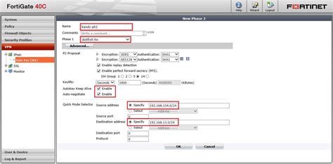 FortiGate Site To Site IPSEC VPN With DDNS