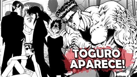 O quarteto e a aparição de Toguro Yu Yu Hakusho mangá Saga do