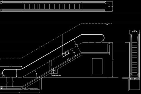 Bloques Para Escaleras Mec Nicas En Autocad Gratis