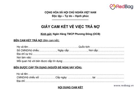 Mẫu cam kết trả nợ viết tay chuẩn nhất năm 2023 EzCash vn