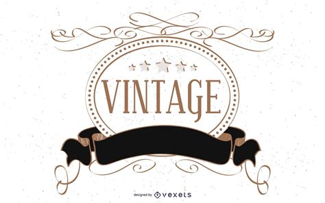 Vintage Label Template