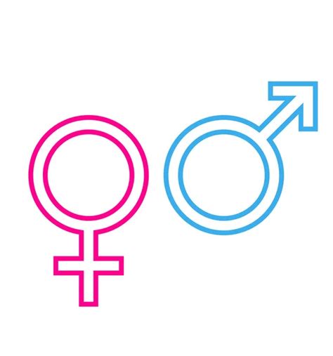 Illustration Vectorielle Du Symbole De Couple Masculin Et Féminin Graphique Image Vectorielle