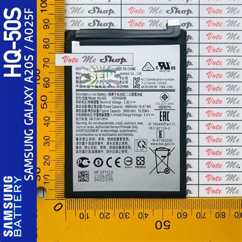 Jual Baterai Batre Samsung GALAXY A02S A025F A03S A037F Bat HQ