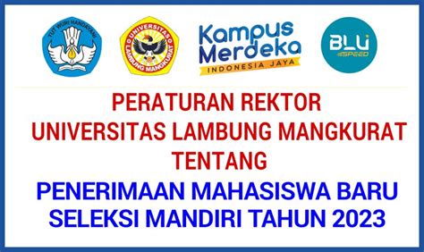 Peraturan Rektor Universitas Lambung Mangkurat Tentang Penerimaan