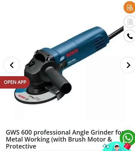 Bosch Gws 600 Angle Grinder