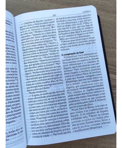 Bíblia Sagrada Letra Gigante Nova Almeida Atualizada Naa Luxo Sem