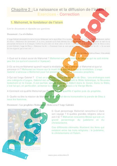 La naissance et la diffusion de lislam Séquence complète 1ere