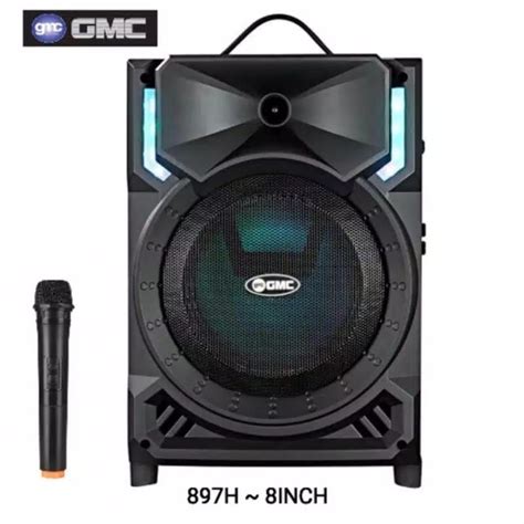 Jual SPEAKER PORTABLE GMC 897H 8 Inch SPEAKER GMC 897S Shopee Indonesia