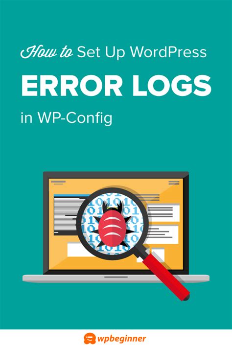 how to set up wordpress error logs in wp config