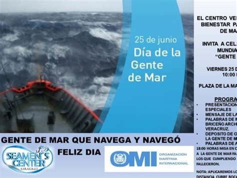 Celebran D A De La Gente De Mar Y Reiteran Marinos Mercantes Aplicaci N