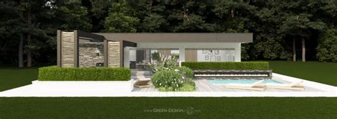 Projekt Indywidualny Green Design Altana Z Basenem I Jacuzzi