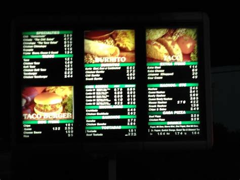 Menu At Taco Casa Fast Food Northport McFarland Blvd
