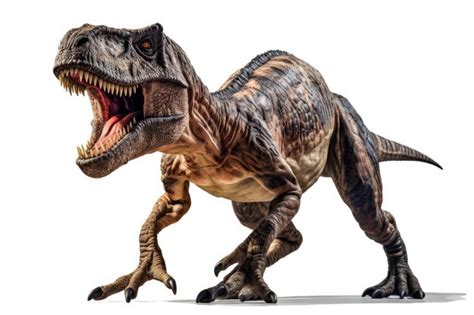 Premium AI Image TRex Dinosaur Isolated On A White Background