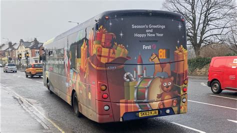 Christmas Presentation First South Yorkshire Wright Streetlite 63049