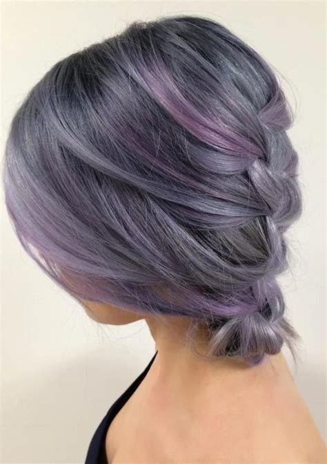 Smokey Purple Hair Lilac Hair Hair Color Purple Lavender Hair