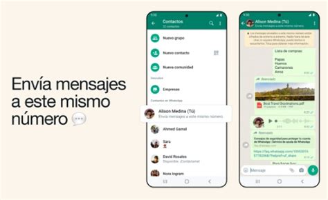 WhatsApp estrena nueva función Cómo chatear contigo mismo