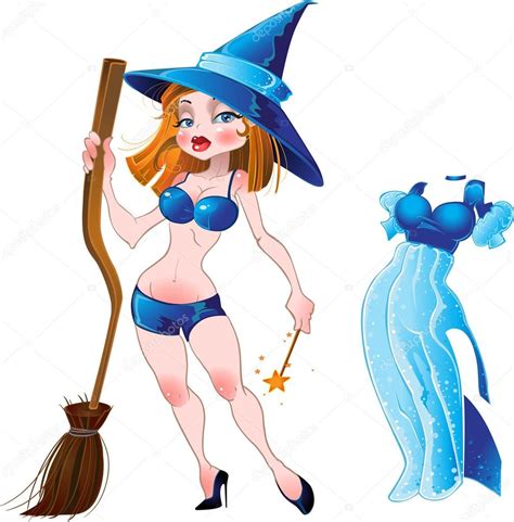 Personaje De Dibujos Animados De La Bruja Ilustraci N Del Vector The