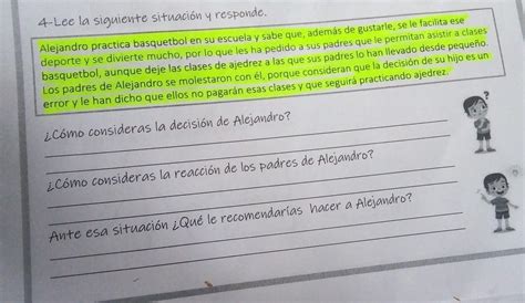 lee la siguiente situación y responde ayudaaaaa es para mañana