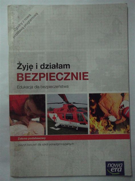 Żyję i działam bezpiecznie Zeszyt ćwiczeń Nowa Era 8709828792
