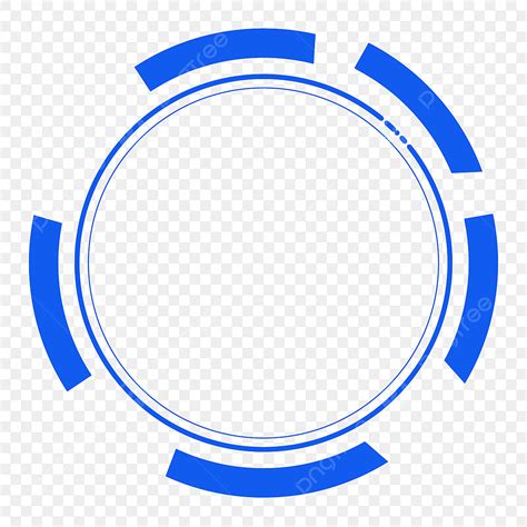 Circular Border Clipart Transparent PNG Hd Blue Circular Frame Border